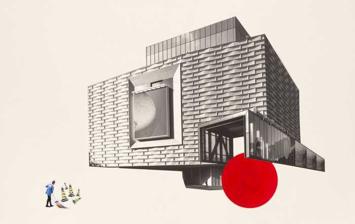 Site Studies & Collages | Kurt Perschke | RedBall Project